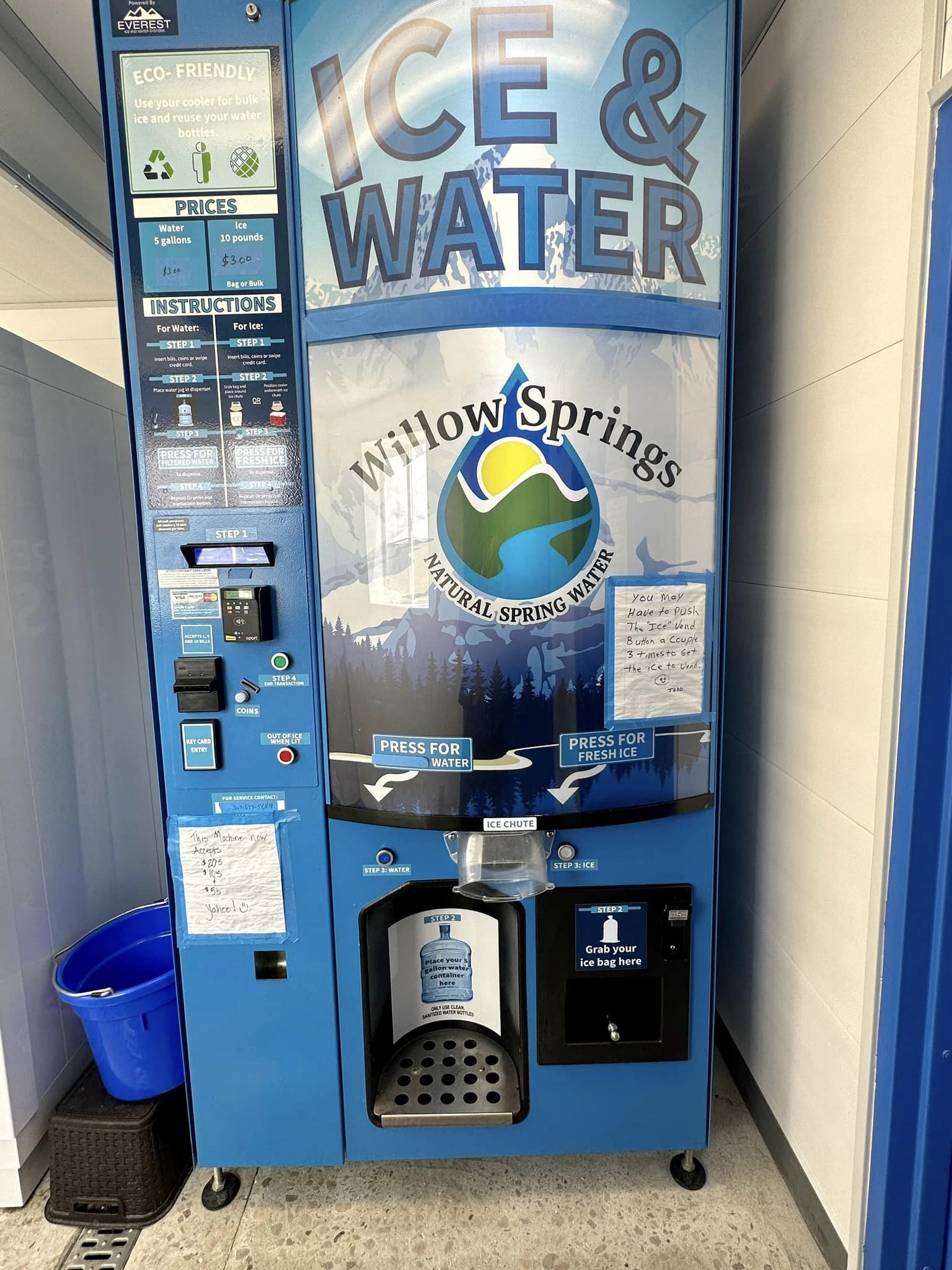 Self Serve Vending – Willow Springs Natural Artesian Spring Water